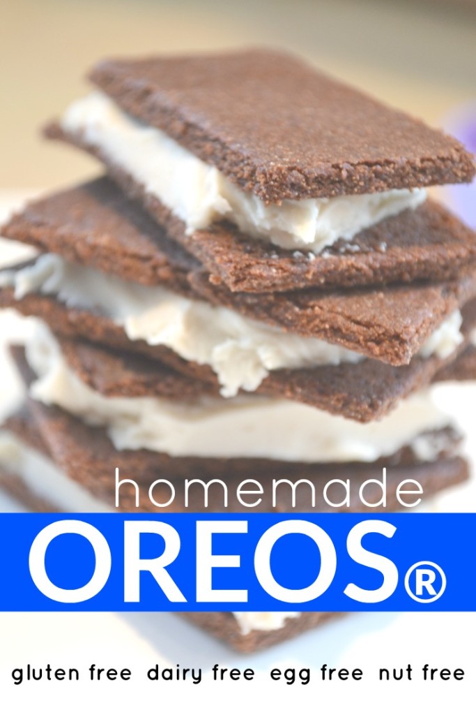 Gluten Free Homemade "Oreos" (egg free, dairy free, nut free, corn free ...