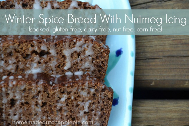Winter Spice Bread With Nutmeg Icing | Just Take A Bite