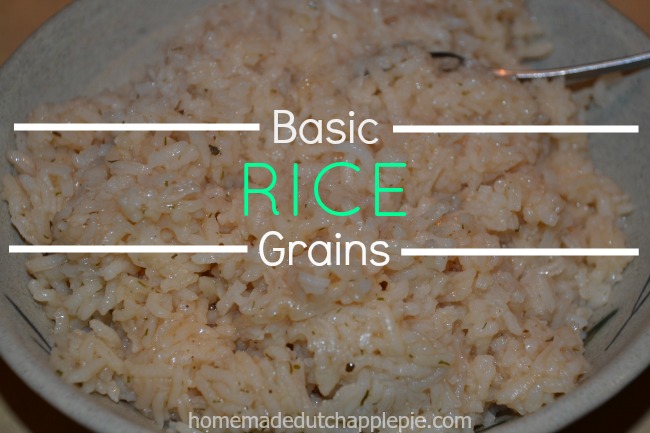 Basic Grains: Rice