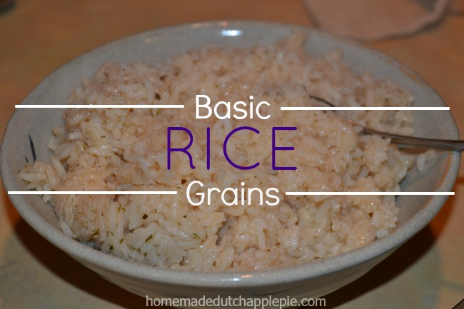 Basic Grains: Rice