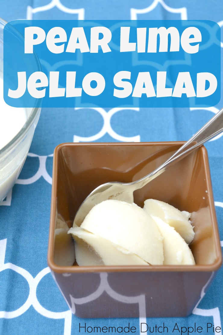 Pear Lime Jello Salad
