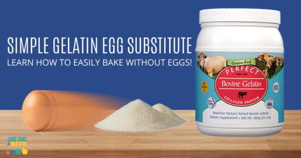 How to Bake Without Eggs | A Simple Gelatin Egg Substitute | Just Take ...