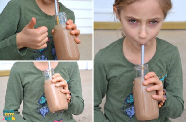 Nutrient-Dense Butterscotch "Milkshake" for Kids | Just Take A Bite